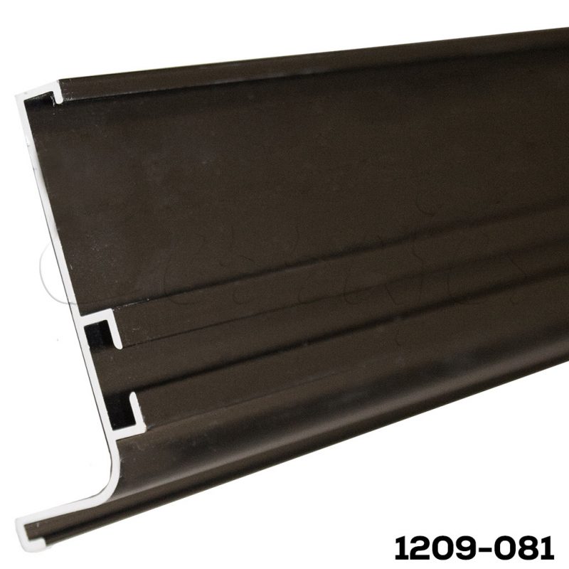 Perfil horizontal sencillo Cerrajes "Gola" L=3 m H=57mm Aluminio ...
